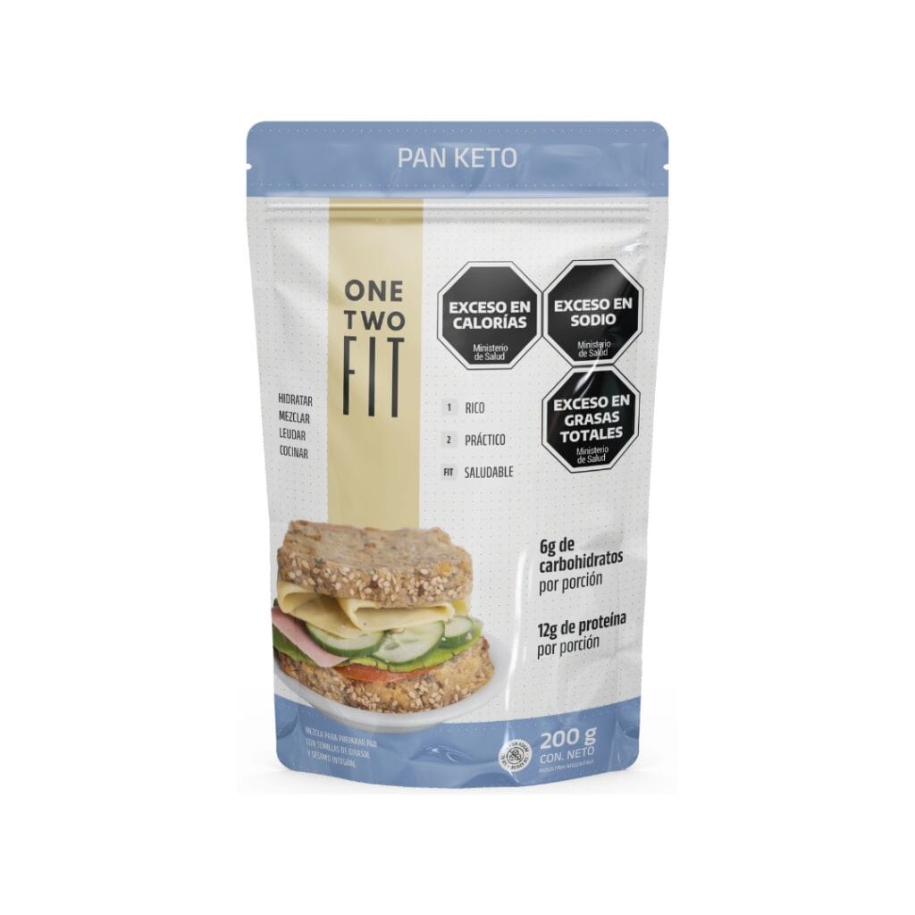 Premezcla Pan Keto x 200 gr – ONE TWO FIT – Fresh